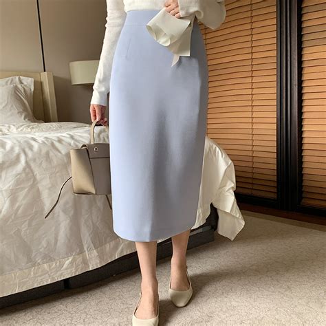 아뜨랑스 🚚부분당일발송 롱스커트 포시즌 H라인 봄 베이직 스커트 Sk4602 통통