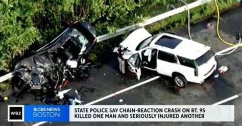 Foxboro Man Killed In Crash On I 95 In North Attleboro Cbs Boston