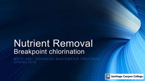 Breakpoint Chlorination Ppt