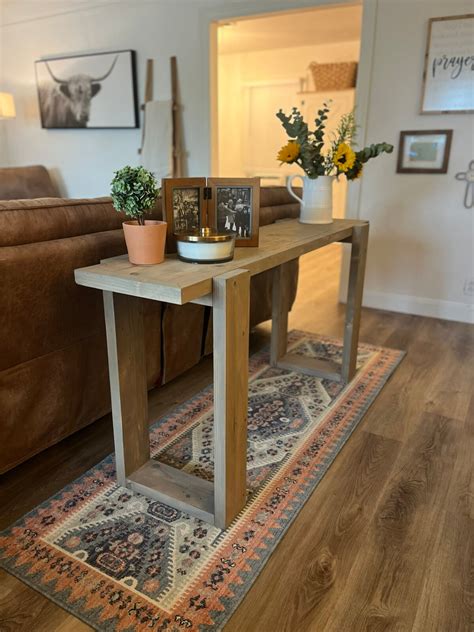Console Table Diy Furniture Projects Pottery Barn Inspired Console