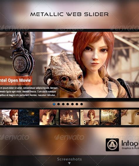 Metallic Web Slider By Mudi Graphicriver