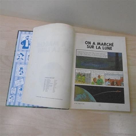 Les Aventures De Tintin Objectif Lune On A Marché Sur La Lune De