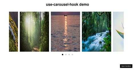 Use Carousel Hook Demo Forked Codesandbox
