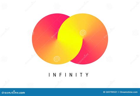 Endless Loop Vector Symbol Logo Icon Mobius Future Line Strip Abstract Limitless Motion Concept