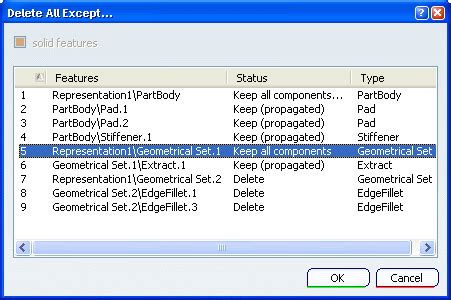 Deleting All Features Except Selected Ones