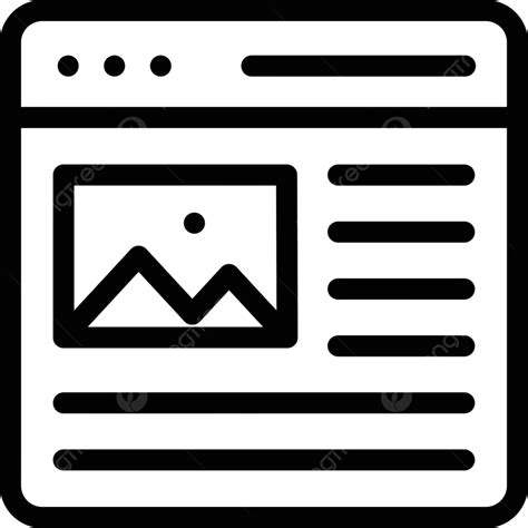 Browser Webpage Diagram Business Vector Webpage Diagram Business Png