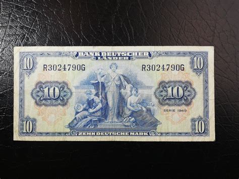 10 MARK 1948 NĚMECKO BANK DEUTSCHER LÄNDER Pick 5a Aukro