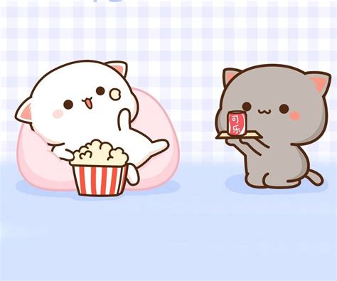 Pin By Pinner On Peach And Goma Cute Anime Cat Cute Cat Drawing