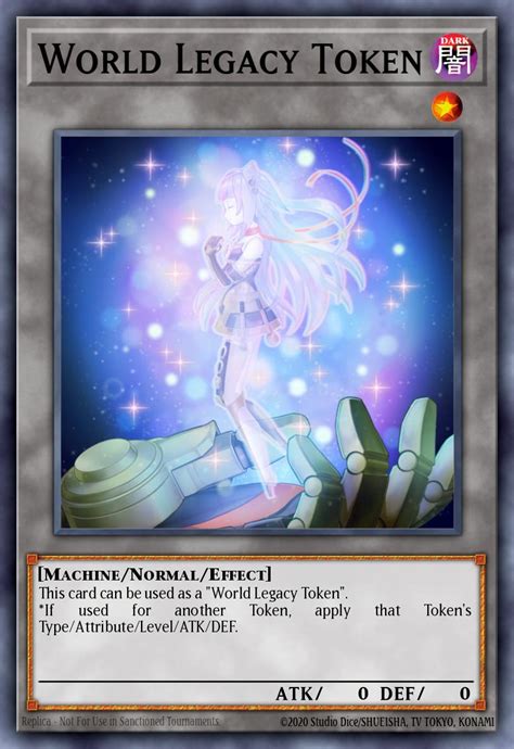 World Legacy Token Yu Gi Oh Card Database Ygoprodeck