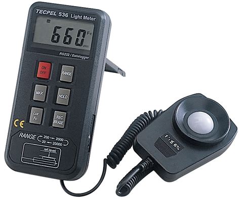 Light Meter Data Logger Lux Meter Measurementtecpel Industrial