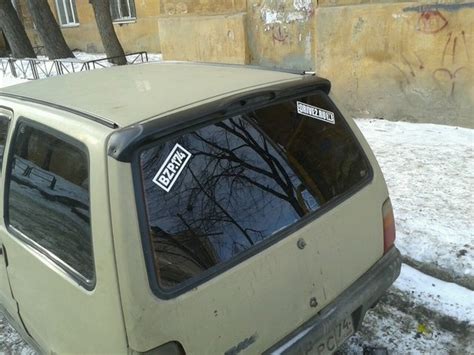 Спойлер. — Lada Ока 11113, 0,8 л, 1996 года | аксессуары | DRIVE2