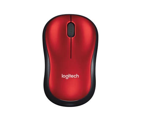 Logitech M Wireless Mouse Red