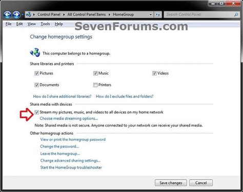 Media Streaming Using Windows Media Player Turn On Or Off Tutorials