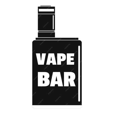 Логотип Vape Box Bar Простая иллюстрация векторного логотипа Vape Box