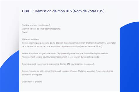 Exemple De Lettre De Démission Pour Lycée Guide Pratique Information