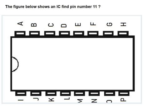 Solved The Figure Below Shows An IC Find Pin Number O I Chegg