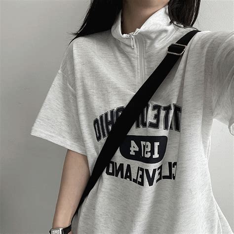 [handl]모트아노락반집업반팔티 3color 에이블리