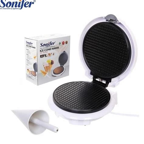 Sonifer Ice Cone Maker Sf 6034 Alat Pembuat Cetakan Waffle Dan Cone Es