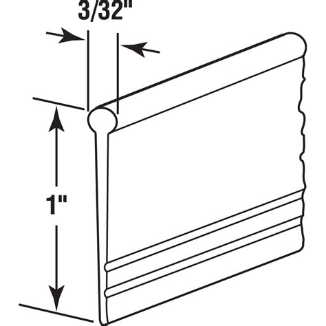 Prime Line Products M 6184 332 In X 37 In Clear Vinyl Shower Door