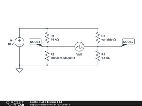 Lab 3 Exercise 2 2 3 Circuitlab
