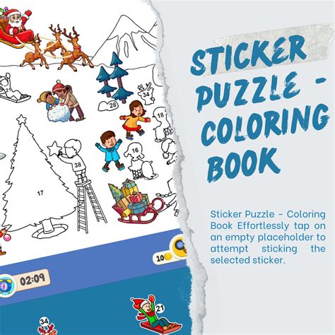 Sticker Puzzle Revolution Coloring Book Meets Brain Teaser Sticker