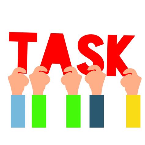 Hands Holding Letters Red Task Free Image From Needpix