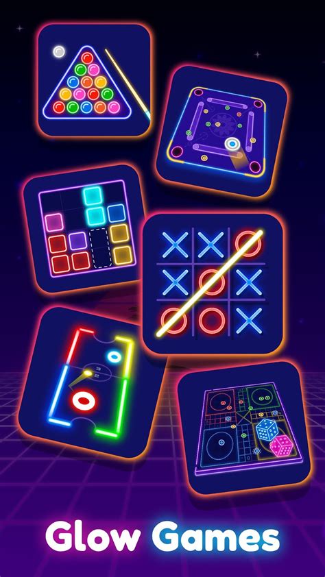 Tic Tac Toe Glow 2 Player Xo Apk For Android Download