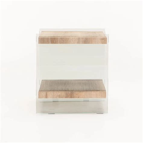 Decofurn Julep 45x45cm 8mm Tempered Glass Side Table Decofurn Furniture