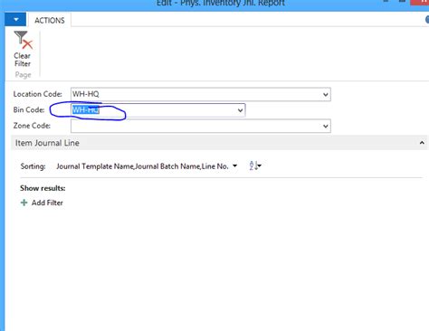 How No To Show Location Code When Selecting Bin Code Mibuso