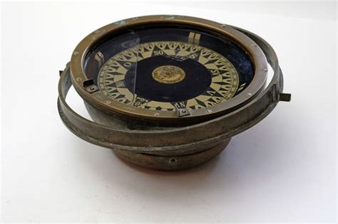Iver C Weilbach And Co Antique Bronze Ships Compass Catawiki