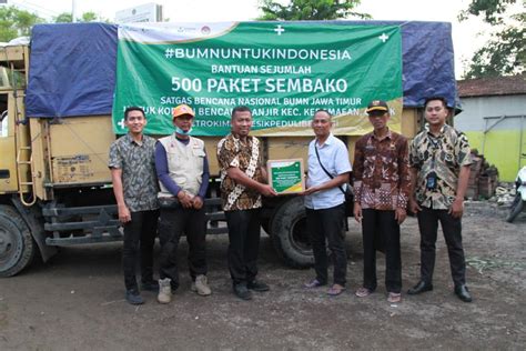 Petrokimia Gresik Salurkan Paket Bantuan Korban Banjir Kali Lamong Jatimpedia