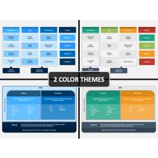Horizontal Vs Vertical Relationships PowerPoint Template and Google Slides Theme