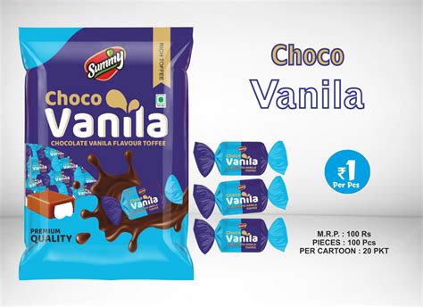CHOCO VANILLA (100PCS) PKT – Gopinath Foods