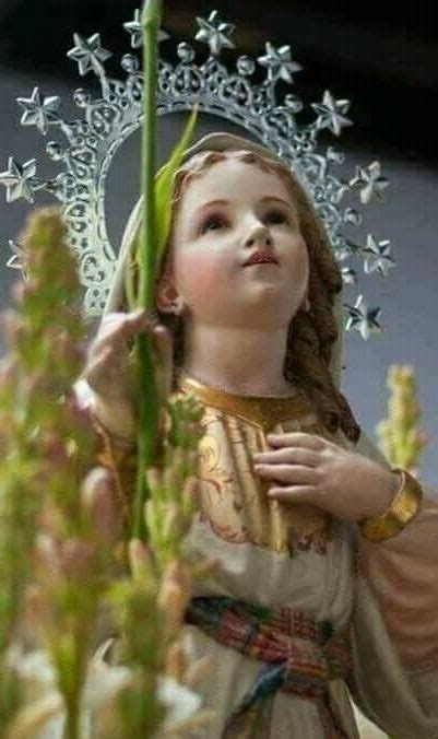 Pin em angeli em Oração de santa luzia Belas imagens Santa mãe maria