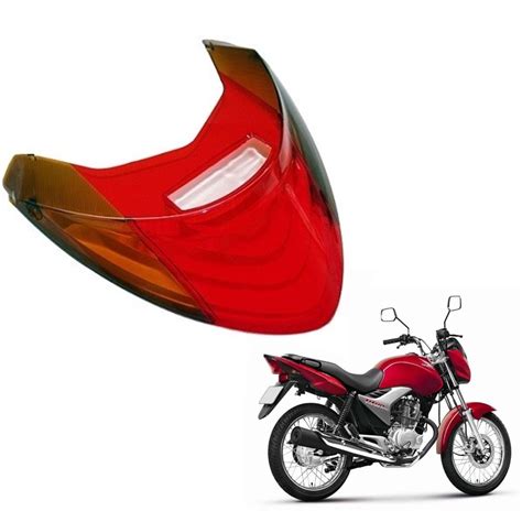 Lente Lanterna Traseira Honda Cg Titan Fan 150 Mix Flex Ks Es Esd Ex De