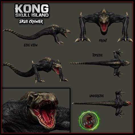 Kong Skull Island Skull Crawler 3d Model By Joshuasmith85 On Deviantart