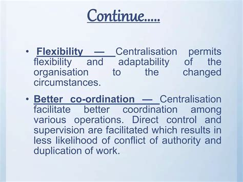 Factors Affecting Centralisation And Decentralisationppt