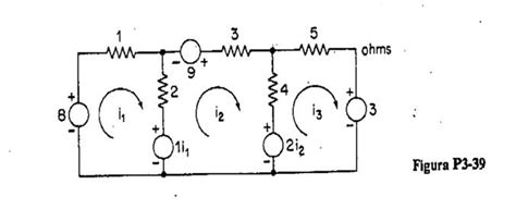 Solved The Three Loop Network Shown In Fig 339 Includes