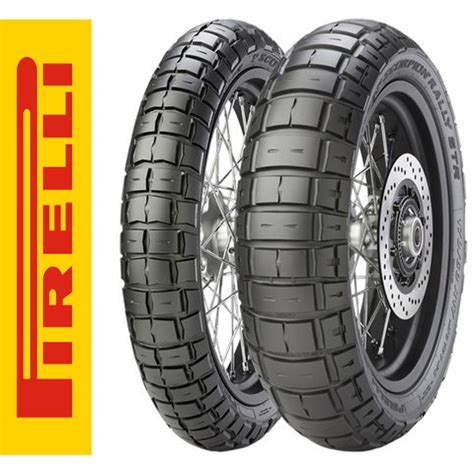 Pirelli Set 90/90-21 (A) ve 130/80R17 Scorpion Rally STR Ön Arka Takım