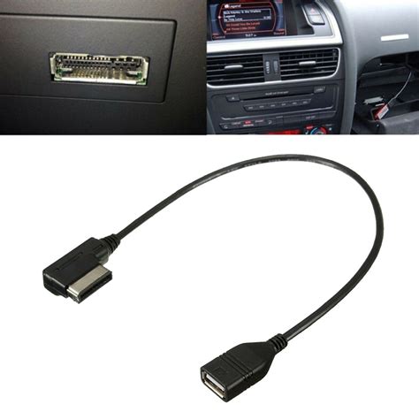 Usb Music Interface Ami Mmi Aux Cable For A3 A4 A5 A6 A7 A8 Q5 Q7 R8