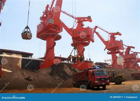 In 2012 Chinas Decline In Demand For Iron Ore Editorial Photography
