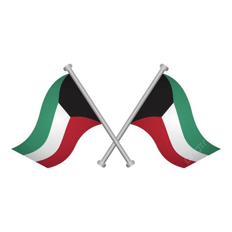 Kuwait Flag Kuwait Flag Kuwait Watercolor Flag Png And Vector With