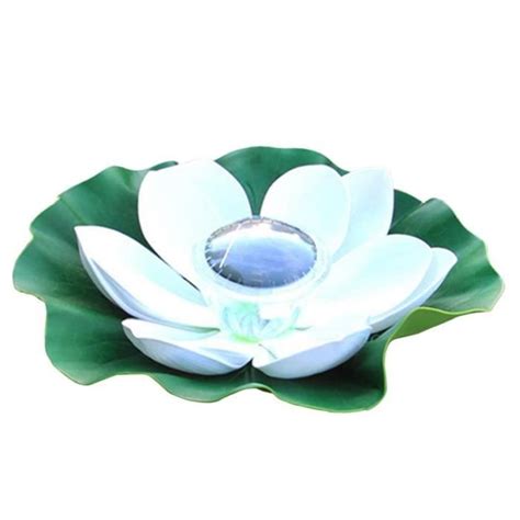 Lampe De Lotus à énergie Solaire Pour Lextérieur Imperméable Led