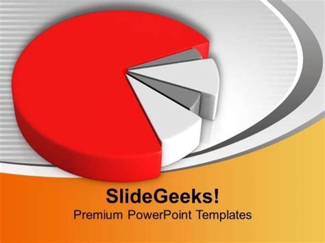 Horizontal Pie Chart For Variation In Values Powerpoint Templates Ppt Backgrounds For Slides 0313