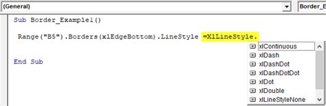 Vba Borders Step By Step Guide How To Set Borders With Excel Vba