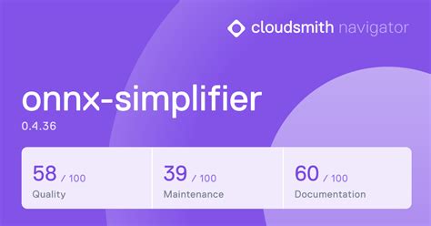 Onnx Simplifier 0436 Pypi Package Quality Cloudsmith Navigator