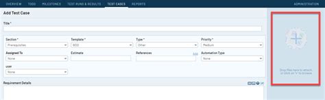 Adding Test Cases Testrail Support Center