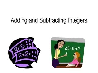 PPT Adding And Subtracting Integers PowerPoint Presentation Free Download ID 9397146