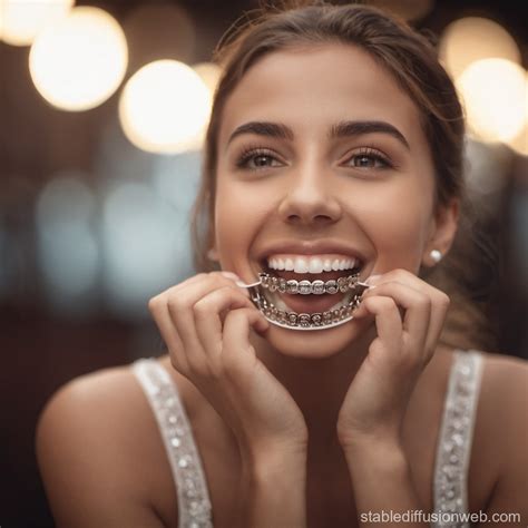 Orthodontic Braces Prompts Stable Diffusion Online