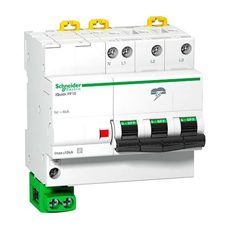 Schneider A9l16618 Protector Sobretensión Transitorias 3pn 10 Ka